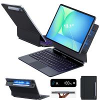 China Scissor Key Magnetic Keyboard for Galaxy Tab S11 FE 13.1''7Color Backlit Trackpad Slim Folio with S Pen Garage ODM/OEM Support for sale