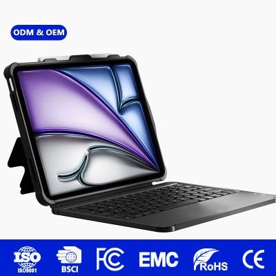 China Wholesale USB-C Stable Connection Wired Keyboard Case Plug & Play for iPad A16 - Rugged, Trackpad, Pencil Holder, OEM Logo for sale