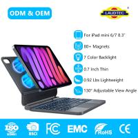 China Wireless BT RGB Backlit Keyboard case with Touchpad for iPad Mini Rechargeable Keyboard Cover with Multi-Touch Trackpad  OEM ODM for sale