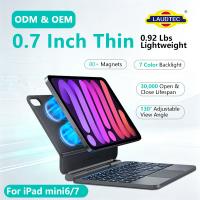 China Wireless BT RGB Backlit Keyboard case with Touchpad for iPad Mini Rechargeable Keyboard Cover with Multi-Touch Trackpad  OEM ODM for sale