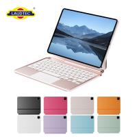 China Aluminum Alloy Magic Keyboard Wireless Keyboard Case With 7 Color RGB Backlit Large Touchpad for iPad Pro 11