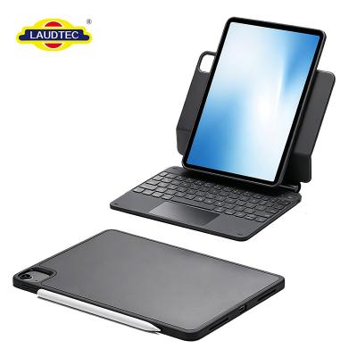 China Laudtec Magnetic Detachable iPad Keyboard Case Multi Angle Stand Slim Lightweight Tablet Cover Magic Keyboard for iPad 11 Inch for sale
