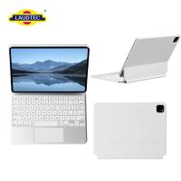 China CNC Aluminum Ultra-Slim Keyboard Case with RGB Backlit & Trackpad Wireless Rechargeable Scissor Keys for iPad Pro/Air 11