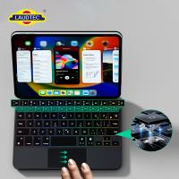 China Laudtec US/German/Italian/Saudi Layout Magnetic Magic Keyboard for iPad Mini 7/6 7-Color RGB Backlit ODM OEM/Support Customized for sale