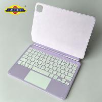 China Laudtec Aluminum Magnetic Keyboard Case for Ipad 10th Generation Customize OEM ODM Wireless Scissor Keyboard 7-RGB for iPad A16 for sale