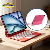 China Laudtec Aluminum Magnetic Keyboard Case for Ipad 10th Generation Customize OEM ODM Wireless Scissor Keyboard 7-RGB for iPad A16 for sale