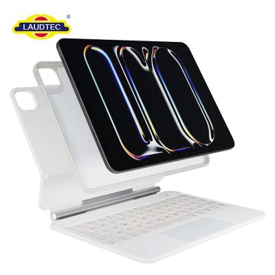 China 7 Color Backlight Tablet Keyboard Case PU+ABS Magnetic Magic Keyboard Case for iPad Pro 2022 11 Pulgadas ipad Case Keyboard for sale