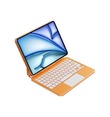China Laudtec Wireless Magnetic Keyboard with Glass Trackpad Multi-Device Connection Ultra-Slim Design for iPad Pro 11 Air 10.9 for sale