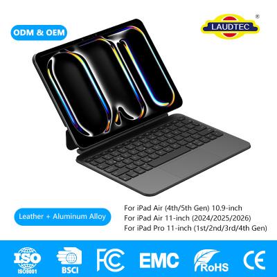 China High End Magnetic Detachable Keyboard Case Ultra Slim Aluminum Alloy Suspension Keyboard Cover for iPad Air 11