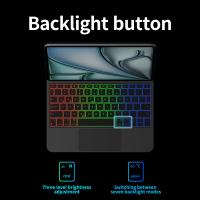 China High End Magnetic Detachable Keyboard Case Ultra Slim Aluminum Alloy Suspension Keyboard Cover for iPad Air 11
