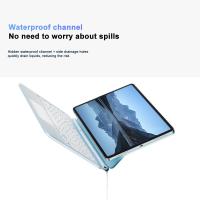China Wholesales RGB Backlit Wireless BT Suspended Magnetic Keyboard with Trackpad Touchpad for iPad 10 and iPad A16 11 Generation for sale