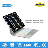 China Support Customized Luxury Magnetic Keyboard Case 2400Gs Strong Magnet Portable Trackpad Keyboard Cover for iPad Pro 13