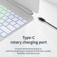 China Support Customized Luxury Magnetic Keyboard Case 2400Gs Strong Magnet Portable Trackpad Keyboard Cover for iPad Pro 13