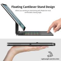 China Factory Direct Magnetic Suspension Keyboard Case Adjustable Stand&Backlit for iPad Air 13
