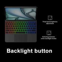 China Wholesale Magnetic Keyboard Lightweight Ultra-Thin Design 7 Colors Backlight Multi-Touch Panel Support Voice Input for sale