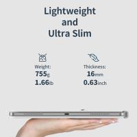 China OEM Wireless Magnetic Keyboard Case for iPad 7-Color Backlight Scissor Keys Multi-Touch Trackpad Aluminum Alloy Panel for sale