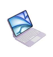 China ODM OEM Multilingual Layout New High-End Wireless Magnetic Keyboard with 7-RGB Backlit and Touchpad for iPad Pro 11