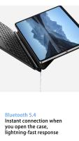 China Premium BT Keyboard Case Aluminum Alloy Keyboard Cover With Touchpad Waterproof IPX4 for iPad Pro(2025)13