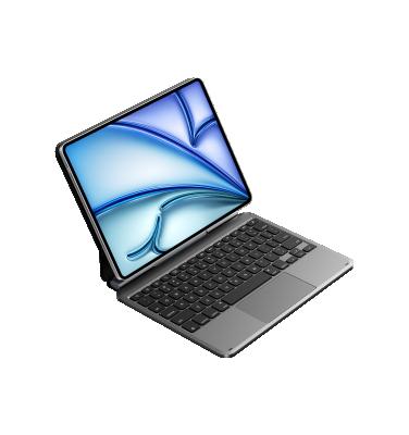 China Premium Quality New Scissor-style Wireless Touchpad RGB Backlit USB Type-C Magnetic Keyboard for iPad Air 13