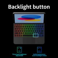 China Premium Aluminum Magic Keyboard for iPad 10/ iPad 11 A16 Magnetic Keyboard Cover with Multi-Touch Glass Trackpad,ODM OEM for sale