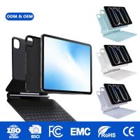 China Factory Premium Wireless Smart Magic Keyboard 7 RGB Backlit Customizable Language with Touchpad for iPad 11
