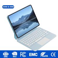China ODM OEM Foldable Wireless Slim Aluminum Alloy 7-RGB Magnetic Keyboard with Trackpad for iPad Air 10.9
