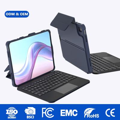 China USB‑C Keyboard Case for iPad A16 Plug & Play, Tablet Powers Keyboard, Gravity Pressure Lock, 20‑30KG Tear‑Resistant, Custom Keyboard Language Layout for sale