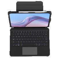 China Wholesales Plug And Play USB‑C Keyboard Cover With Touchpad For IPad A16, Zero Latency Wired, Gravity Anti‑Slip Lock,20‑30KG Pull Resistant, Multi‑Language Custom Layout for sale