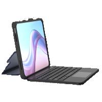 China Wholesales Plug And Play USB‑C Keyboard Cover With Touchpad For IPad A16, Zero Latency Wired, Gravity Anti‑Slip Lock,20‑30KG Pull Resistant, Multi‑Language Custom Layout for sale