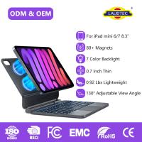 China Custom Magnetic Keyboard Cover for iPad Mini 6/7 – Laptop‑Style Scissor Keys, 7‑Color RGB Backlight, Multi‑Gesture Touchpad, 80+ Magnets for Secure Hold. OEM/ODM & Bulk Wholesale Available. for sale