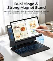 China ODM/OEM Magnetic Keyboard Case for Galaxy TabS10 Large Touchpad with Smart LCDBattery Display Protective Cover with S Pen Holder for sale