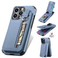 China Laudtec Zipper Cards Wallet Leather Mobile Phone Case for iPhone 14 Plus 13 12 Mini 11 Pro Max X XS XR Purse Card Holder Cover for sale