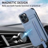 China Laudtec Zipper Cards Wallet Leather Mobile Phone Case for iPhone 14 Plus 13 12 Mini 11 Pro Max X XS XR Purse Card Holder Cover for sale