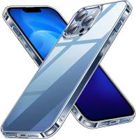 China Laudtec Soft TPU Smart Phone Cover Clear Back Cover Transparent Cellphone Case for Iphone 13 Pro Max 14 Pro Max PC TPU Case for sale