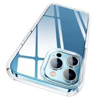 China Laudtec Soft TPU Smart Phone Cover Clear Back Cover Transparent Cellphone Case for Iphone 13 Pro Max 14 Pro Max PC TPU Case for sale