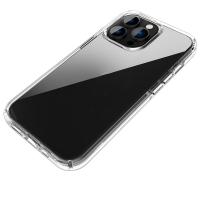 China Laudtec Soft TPU Smart Phone Cover Clear Back Cover Transparent Cellphone Case for Iphone 13 Pro Max 14 Pro Max PC TPU Case for sale