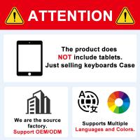 China Korean Arabic Custom Touchpad Magic Keyboard Case With Backlit for iPad Pro 11Inch 2022 iPad Air 11inch 2026 for sale