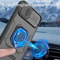 China Slide Phone Case for Iphone 15 14 13 12 11 10 Plus Pro Max Rotating Camera Lens Protector Magnetic Privacy Cover Laudtec for sale