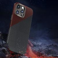 China Carbon Fiber Phone Case for Iphone 15 Tpu Pc Anti Drop Cases Real Fibre Proof Multicolor Forged Mobile Texture Custom Sjk379 for sale