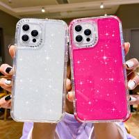 China Shining Glitter Shockproof Bumper Soft Cover for iPhone 14 Plus 13 Pro Max 12 Mini 11 Pro XS Max 8 Plus Mobile Phone Case for sale