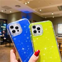China Shining Glitter Shockproof Bumper Soft Cover for iPhone 14 Plus 13 Pro Max 12 Mini 11 Pro XS Max 8 Plus Mobile Phone Case for sale