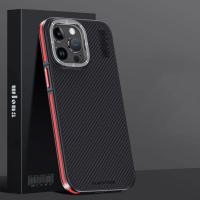China For Aramid Fiber TPU TPE Phone Case for 15/14/13/12 Pro Max Frosted Matte Back Magnetic Luxury Design Custom Logo for sale