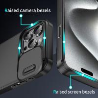China Laudtec Slide Camera Cover for iPhone 18 17 16 Pro Max Armor Shockproof Dual LayerMagnetic Protective Back Phone Shell for sale