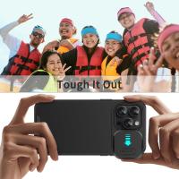 China Laudtec Slide Camera Cover for iPhone 18 17 16 Pro Max Armor Shockproof Dual LayerMagnetic Protective Back Phone Shell for sale