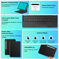 China Premium BT Magnetic Keyboard Case With Touchpad Customize Language PU Leather for Tab S11 11 Inch 2025 for sale
