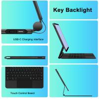 China Premium BT Magnetic Keyboard Case With Touchpad Customize Language PU Leather for Tab S11 11 Inch 2025 for sale