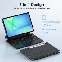 China Magnetic Floating Keyboard Case With 120Hz Touchpad and S Pen Slot for Samsung Galaxy Tab S7/S8/S9/S11/S9 FE/S10 FE/S10 Lite for sale