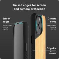 China Limitless 5.0 Shockproof Magnetic Leather Wood Polycarbonate Phone Cover Protective Case Compatible for iPhone 15 Pro Max Plus for sale