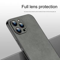 China For Artificial Leather Soft Case for 11/12/13/14/15 Pro Max/XS/XR Max Men's High-end Shockproof Protective Cover for sale