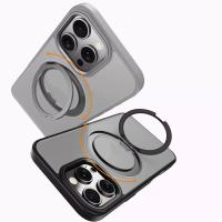 China Laudtec Strong Magnetic 360° Rotating Holder with Magnetic Base Case for Apple iPhone 16/Pro/Pro Max Wholesale OEM/ODM/Private Label for sale